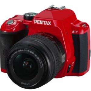 Pentax K-r 12.4 MP Digital SLR Camera with 3.0-Inch LCD and 18-55mm f/3.5-5.6 Lens (Red)