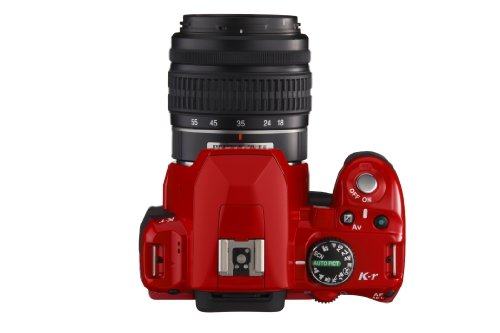 Pentax K-r 12.4 MP Digital SLR Camera with 3.0-Inch LCD and 18-55mm f/3.5-5.6 Lens (Red)