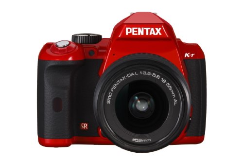 Pentax K-r 12.4 MP Digital SLR Camera with 3.0-Inch LCD and 18-55mm f/3.5-5.6 Lens (Red)