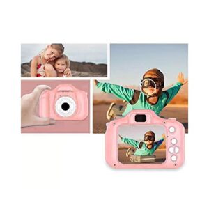 Acuvar Full 1080P Kids Selfie HD Compact Digital Photo and Video Rechargeable Camera with 32GB TF Card & 2" LCD Screen and Micro USB Charging Drop Proof (Pink)