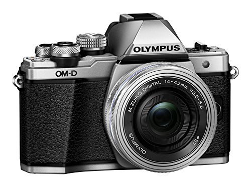 Olympus OM-D E-M10 Mark II Mirrorless Camera with 14-42mm EZ Lens (Silver) US ONLY