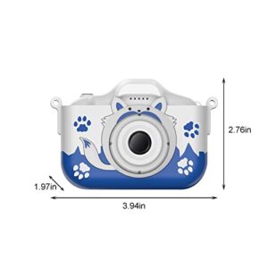 New Children's Photography Video HD Mini Digital Camera Front and Rear Dual Lens 4000W HD Children's Gift Camera Christmas Parent Child Birthday Gift, for 3 4 5 6 7 8 Year Old Girls (Orange)