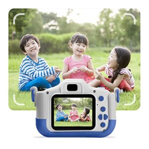 New Children's Photography Video HD Mini Digital Camera Front and Rear Dual Lens 4000W HD Children's Gift Camera Christmas Parent Child Birthday Gift, for 3 4 5 6 7 8 Year Old Girls (Orange)