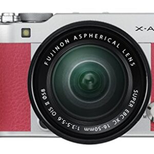 Fujifilm X-A3 Mirrorless Camera XC16-50mm F3.5-5.6 II Lens Kit - Pink