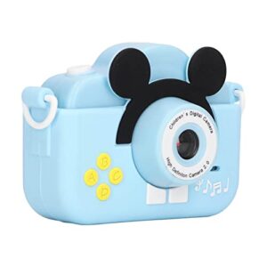 kids selfie camera, portable cartoon hd digital camera video recorder for 4 5 6 7 8 9 year old boy girl