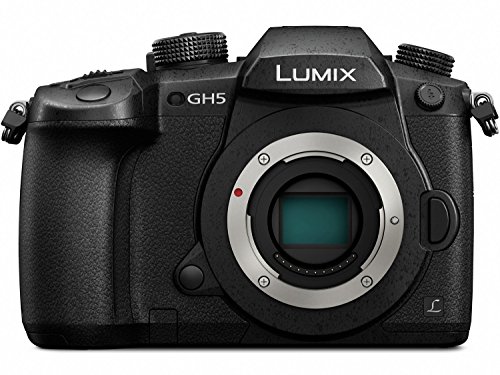 PANASONIC LUMIX GH5 Body 4K Mirrorless Camera, 20.3 Megapixels, Dual I.S. 2.0, 4K 422 10-bit, Full Size HDMI Out, 3 Inch Touch LCD, DC-GH5KBODY (USA Black) (Renewed)