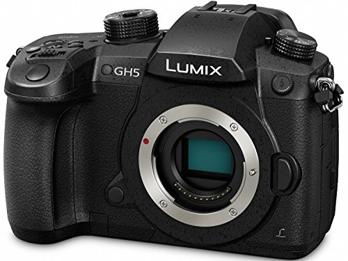 PANASONIC LUMIX GH5 Body 4K Mirrorless Camera, 20.3 Megapixels, Dual I.S. 2.0, 4K 422 10-bit, Full Size HDMI Out, 3 Inch Touch LCD, DC-GH5KBODY (USA Black) (Renewed)