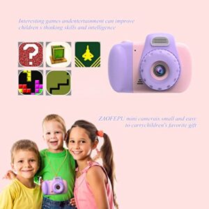 ZaoFePu Kids Camera Toy for Girls&Boys, 2.4inch HD Digital Video Cameras for Toddler, Christmas Birthday Gifts for Age 3-12 Year Old Gift, Share Photos and Videos with 32GB SD Card (Purple)