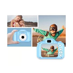 Acuvar Full 1080P Kids Selfie HD Compact Digital Photo and Video Rechargeable Camera with 32GB TF Card & 2" LCD Screen and Micro USB Charging Drop Proof (Blue)