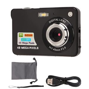 GOWENIC 4K Digital Camera with 2.7in LCD Screen, 48MP High Resolution 8X Zoom Shake Pocket Camera for Photography Vlogging, Supports 128GB Memory Cards