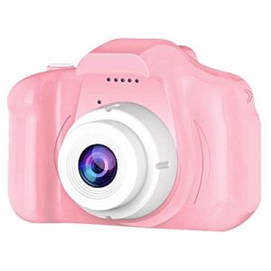 vereinen digital camera,2 inch hd 1080p christmas birthday gifts mini camera rechargeable for 3 4 5 6 7 8 year old girl (pink)