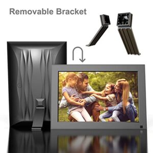 Digital Photo Frame 10.1-Inch WiFi Digital Picture Frame - 1280x800 IPS Touch Screen, 16GB, Auto Rotate, Motion Sensor, Easy Setup to Share Photos/Videos via VPhoto APP - Gift for Family and Friends