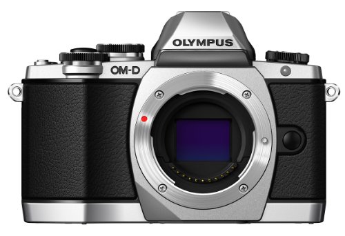 Olympus OM-D E-M10 Mirrorless Digital Camera (Silver)- Body only