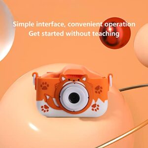 Kids Camera, 4000W HD Mini Digital Camera, Front and Rear Dual Lens,Christmas Parent Child Gift.