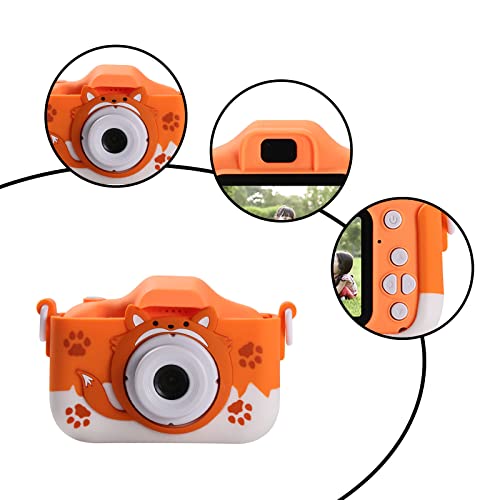 Kids Camera, 4000W HD Mini Digital Camera, Front and Rear Dual Lens,Christmas Parent Child Gift.