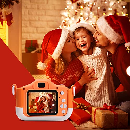 Kids Camera, 4000W HD Mini Digital Camera, Front and Rear Dual Lens,Christmas Parent Child Gift.