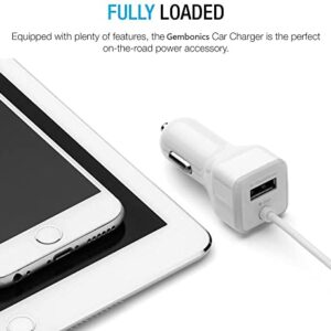 iPhone Car Charger, [Apple MFI Certified] Car Charger for iPhone 14, 13, 12, 11, X, XR, XS, Pro, 8 Plus, 7 Plus, Pro Max, iPad Pro, Air 4, Mini with Extra USB Port