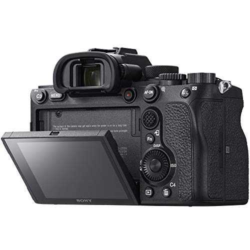 Sony a7R IV 61.0MP Full-Frame Mirrorless Interchangeable Lens Camera Body ILCE-7RM4 4K Bundle with 128GB Memory (2 x 64GB Cards), Flash, Extra Battery, Software, Deco Gear Bag & Accessories (9 Items)