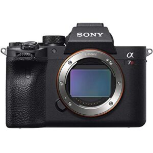 Sony a7R IV 61.0MP Full-Frame Mirrorless Interchangeable Lens Camera Body ILCE-7RM4 4K Bundle with 128GB Memory (2 x 64GB Cards), Flash, Extra Battery, Software, Deco Gear Bag & Accessories (9 Items)