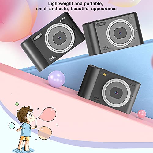 Digital Camera, 44MP 1080 Video Entry Level CCD MP3 Player Children Camera for Kids Teens Students Gifts