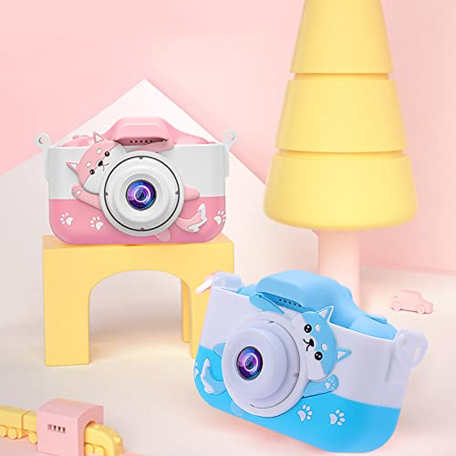 40 Million-Pixel Kids Selfie Camera, Kids Digital Video Cameras, with 1000mA Battery, 2.0Inch Screen, TF-Card max 32G(Not Included), for 3 4 5 6 7 8 Year Old Boy Girls