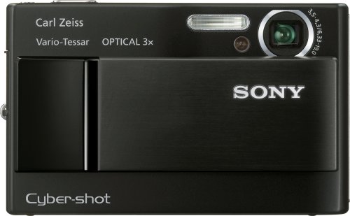 Sony Cybershot DSC-T10 7.2MP Digital Camera with 3x Optical Steady Shot Zoom (Black)