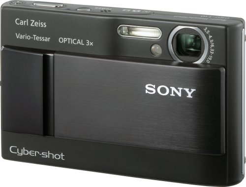 Sony Cybershot DSC-T10 7.2MP Digital Camera with 3x Optical Steady Shot Zoom (Black)