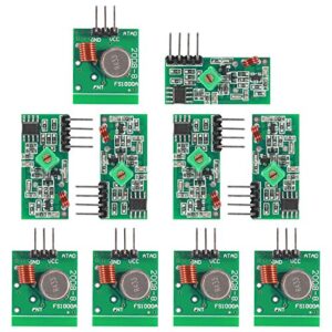 5pcs 433mhz rf wireless transmitter and receiver module kit for arm/mcu