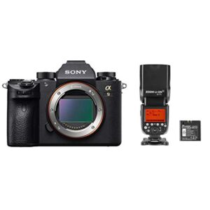 sony a9 mirrorless digital camera with flashpoint zoom li-on r2 ttl speedlight