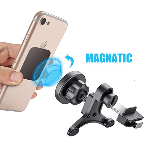 WixGear Car Mount, Universal Air Vent Magnetic Car Mount Holder, with Fast Swift-Snap Technology for All Smartphones