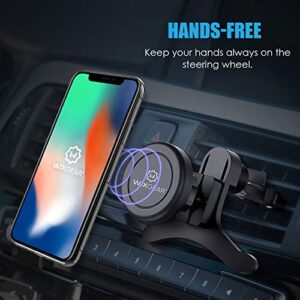 WixGear Car Mount, Universal Air Vent Magnetic Car Mount Holder, with Fast Swift-Snap Technology for All Smartphones