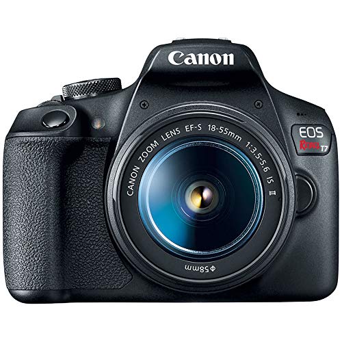 Canon 2727C002 EOS Rebel T7 Digital SLR Camera 18-55mm f/3.5-5.6 is II Kit Bundle with 3 YR CPS Enhanced Protection Pack