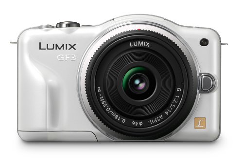 Panasonic Lumix DMC-GF3CW Kit 12.1 MP Digital Camera with 14mm Pancake Lens