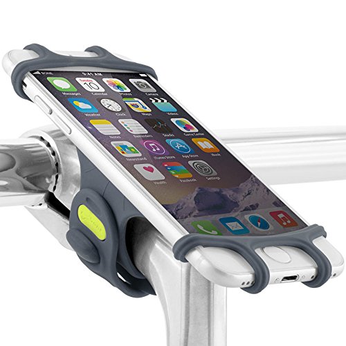 【Bone】 Bike Phone Mount, Universal Bicycle Stem Handlebar Cell Phone Holder for 4 to 6 Inch Smartphone (Bike Tie Pro-Dark Blue)