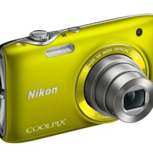 Nikon COOLPIX S3100 14 MP Digital Camera with 5x NIKKOR Wide-Angle Optical Zoom Lens and 2.7-Inch LCD (Yellow)