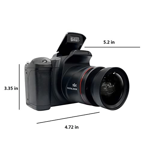 Digital Camera 16MP 2.4 Inch LCD Screen 16X Digital Zoom 720P Digital Camera Support Shooting,Recording Photography Video Small Camera for Teens Students Boys Girls Seniors