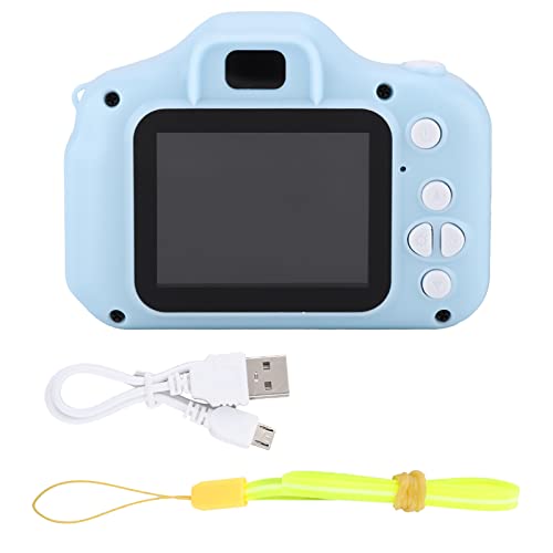 Mini Portable hd, X2 Mini Portable 2.0 inch IPS Color Screen Children's Digital Camera HD 1080P Camera (Blue)