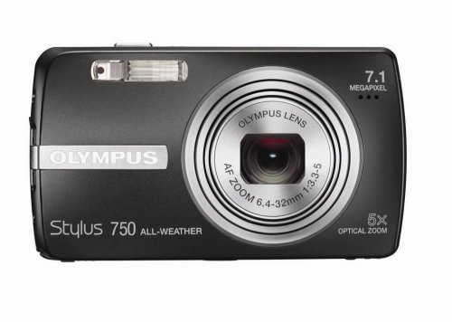 Olympus Stylus 750 7.1MP Digital Camera with Digital Image Stabilized 5x Optical Zoom and CCD Shift Stabilization (Black)