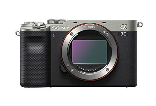 Sony Alpha a7C Full-Frame Compact Mirrorless Camera Body (Silver) Essentials Bundle (5 Items)