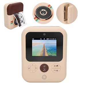 EBTOOLS Mini Thermal Print Kids Camera, 12 Million Pixels Cute Children Camera HD Take Pictures Video, IPS Color Screen Digital Camera Toy