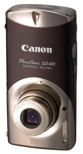 Canon PowerShot SD40 7.1MP Digital Elph Camera with 2.4x Optical Zoom (Twilight Sepia)