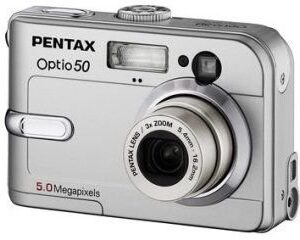 Pentax Optio 50 5MP Digital Camera with 3x Optical Zoom