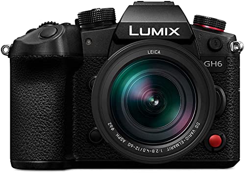 Panasonic LUMIX GH6,Mirrorless Micro Four Thirds Camera w/ 12-60mm F2.8-4.0 Leica Lens (DC-GH6LK) (International Version)