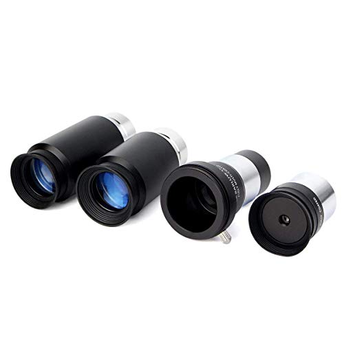 SVBONY Telescope Eyepiece Set Telescope Accessory Kit with 2X Barlow Lens 4 Element Plossl Design 6.3mm 32mm 40mm for Astronomical Telescopes