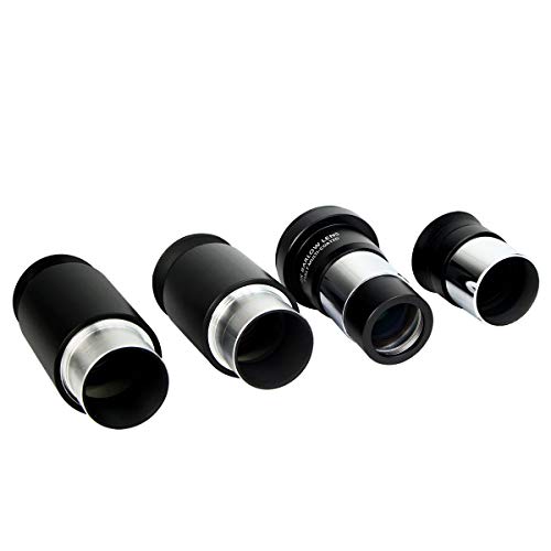 SVBONY Telescope Eyepiece Set Telescope Accessory Kit with 2X Barlow Lens 4 Element Plossl Design 6.3mm 32mm 40mm for Astronomical Telescopes