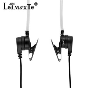 LEIMAXTE Compatible for Midland Walkie Talkie,Two Way Radios Acoustic Tube Security Surveillance Earpiece with Mic