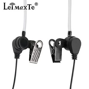 LEIMAXTE Compatible for Midland Walkie Talkie,Two Way Radios Acoustic Tube Security Surveillance Earpiece with Mic