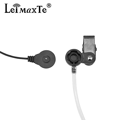 LEIMAXTE Compatible for Midland Walkie Talkie,Two Way Radios Acoustic Tube Security Surveillance Earpiece with Mic