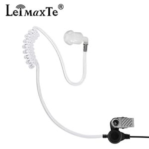 LEIMAXTE Compatible for Midland Walkie Talkie,Two Way Radios Acoustic Tube Security Surveillance Earpiece with Mic