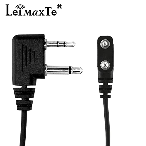 LEIMAXTE Compatible for Midland Walkie Talkie,Two Way Radios Acoustic Tube Security Surveillance Earpiece with Mic